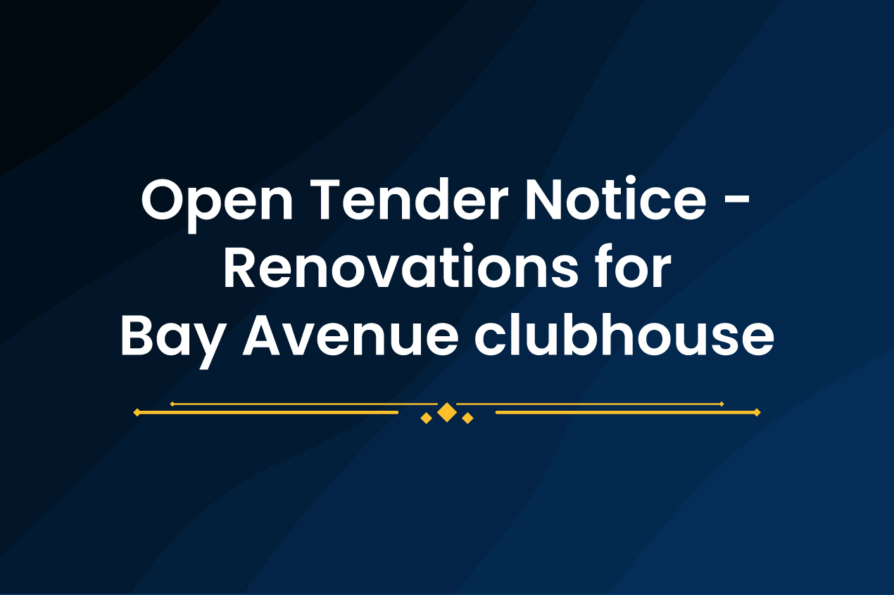 Open Tender Notice Bay Avenue Renovations – OFA